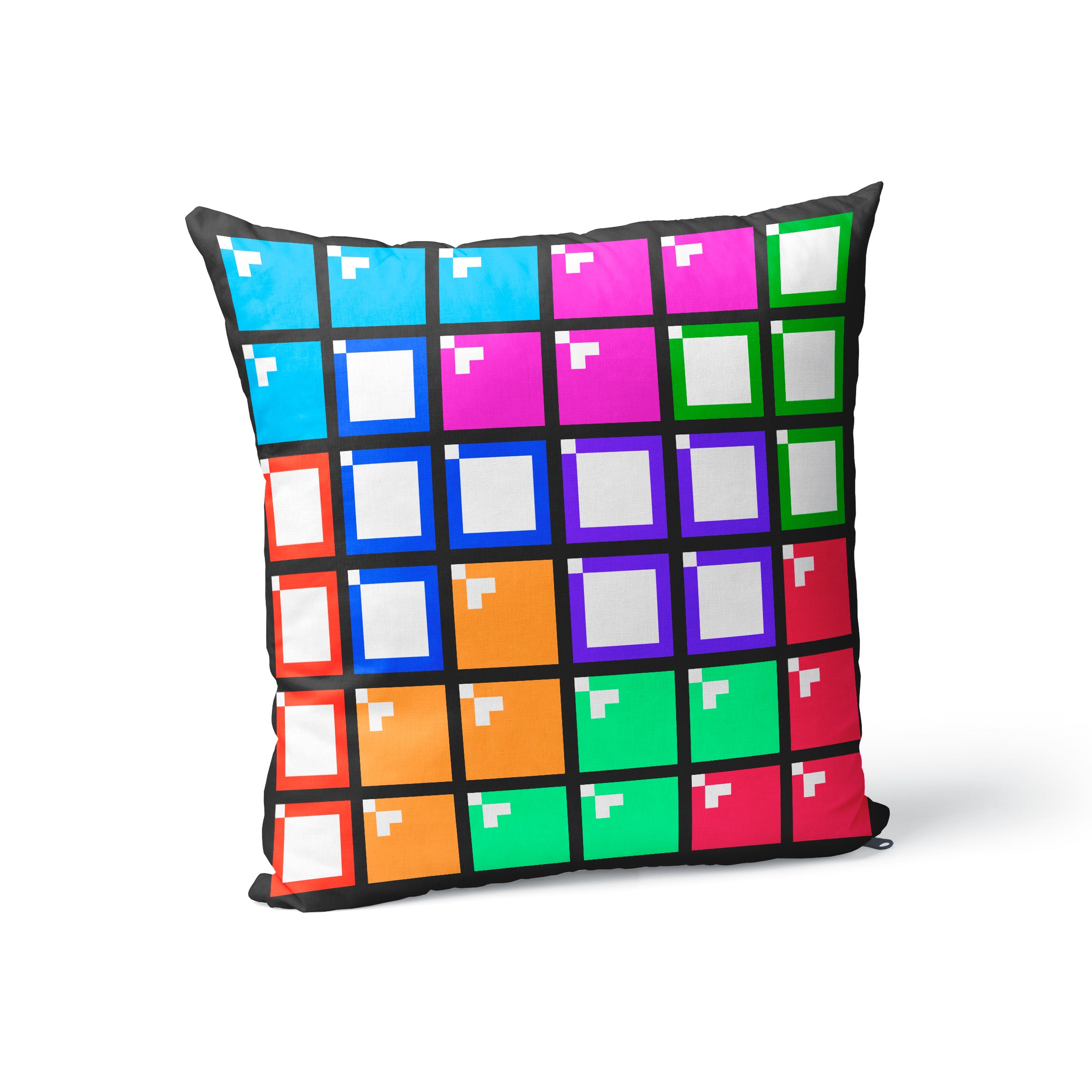 Tetra Blocks | Pillow – Stay Retro